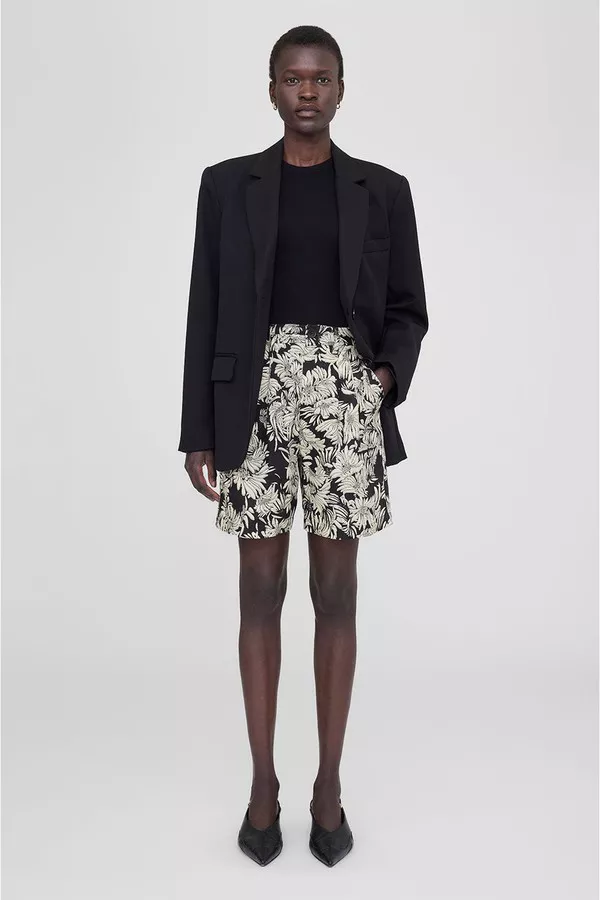 Carrie Short - Black Floral Print by ANINE BING at THE MILE
