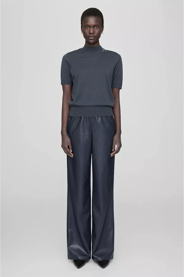 Monique Sweater - Charcoal Blue by ANINE BING at THE MILE