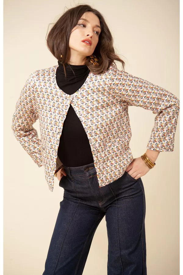 Sofia Quilted Jacket by Hale Bob at THE MILE