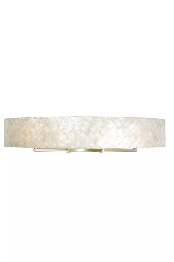 Radius Bath Vanity, 4-Light, Herringbone Capiz, 36"W (173B04B...