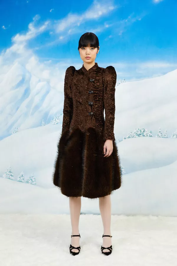 Alexandra Faux Fur Coat by Maison Atia at THE MILE