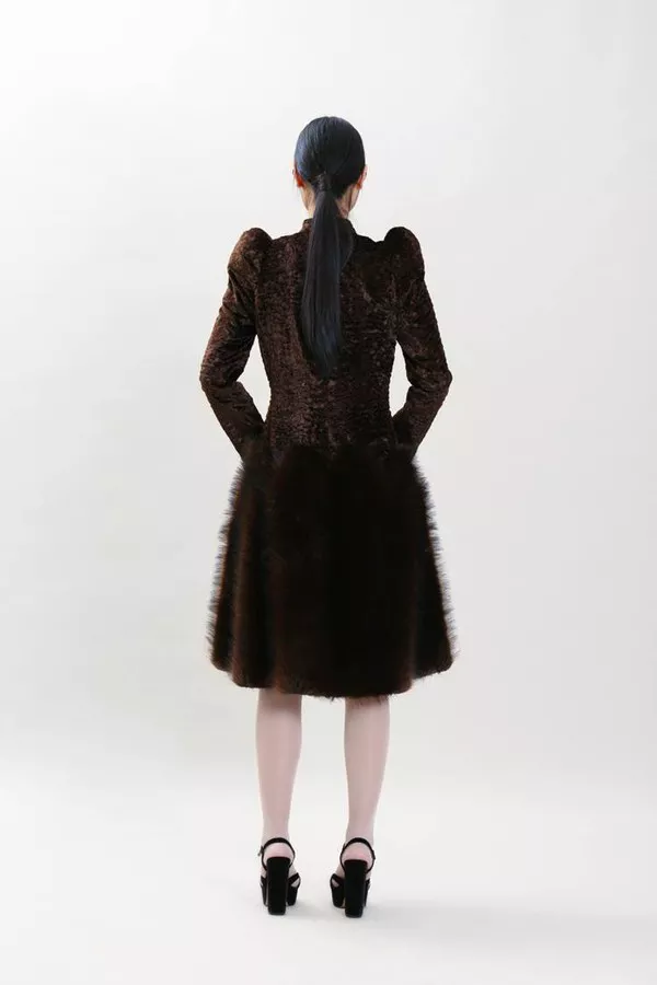 Alexandra Faux Fur Coat by Maison Atia at THE MILE