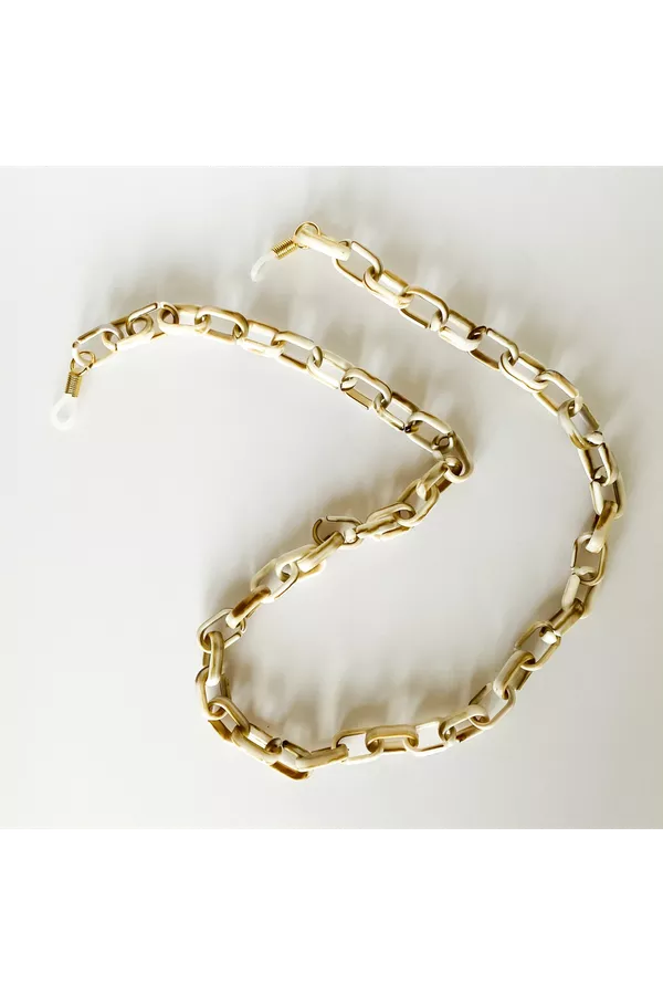 Sunglasses Chain | White Medium by Sienna Alexander at ORCHARD MILE