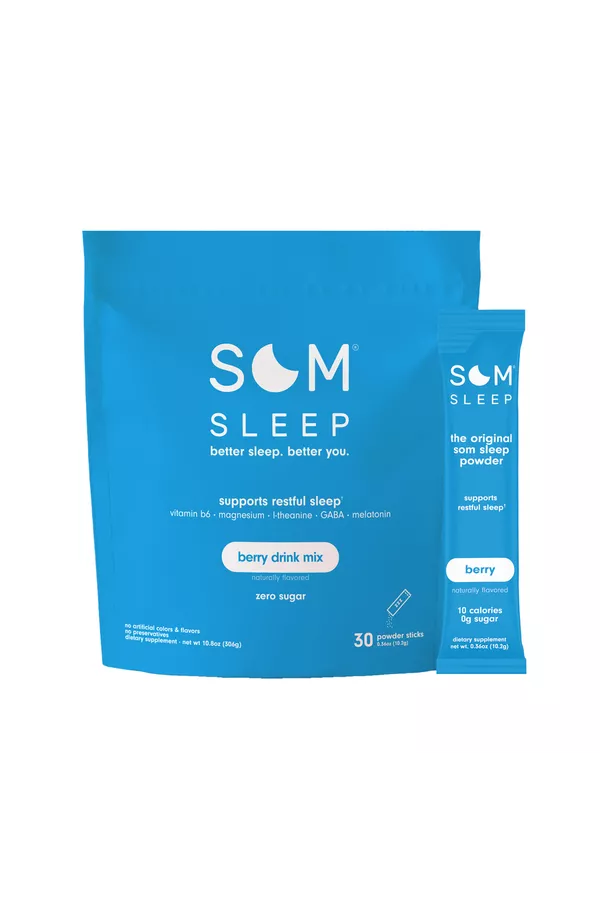 Som Sleep Powder Drink Mix · Berry · 30-Pack by Som Sleep at...