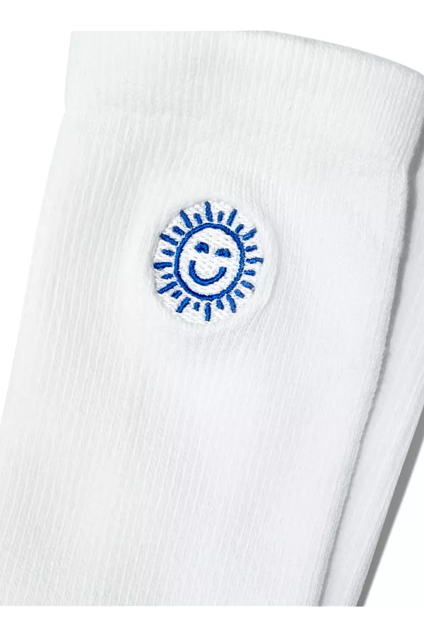 Smiley Cotton Tube Socks by Supergoop! at THE MILE