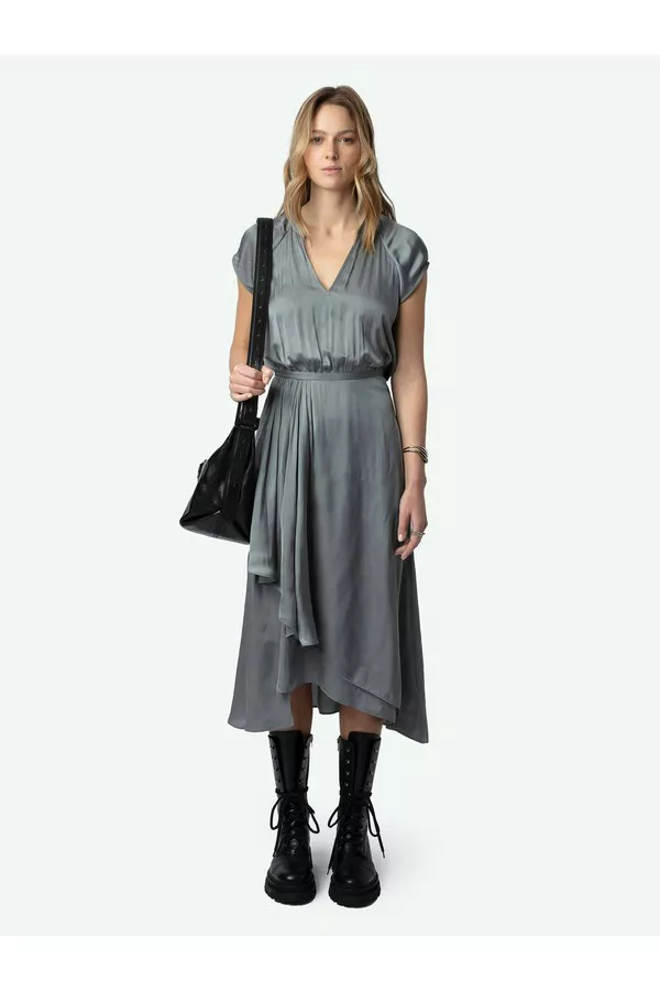 Randall Satin Dress by Zadig & Voltaire at THE MILE